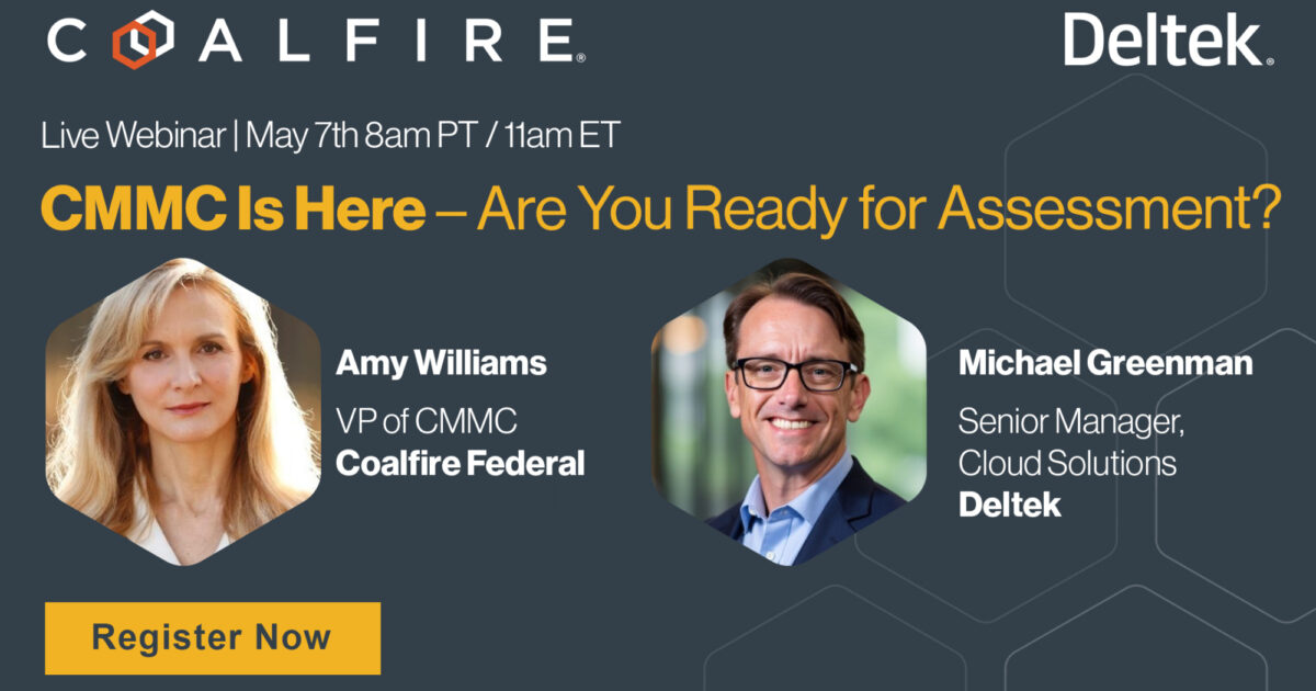 Live Webinar: CMMC Is Here – Are You Ready for Assessment? | Coalfire